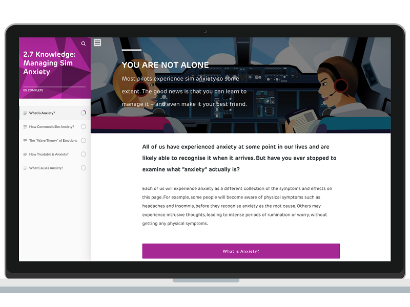 New Platform Enhances Pilot Resilience Training | Halldale Group